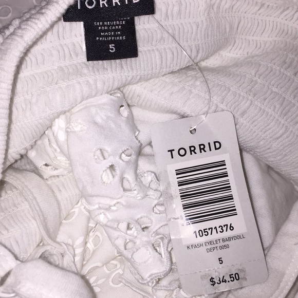 torrid | Tops | Nwt Torrid Size 5 Eyelet With Tank Top 5x | Poshmark